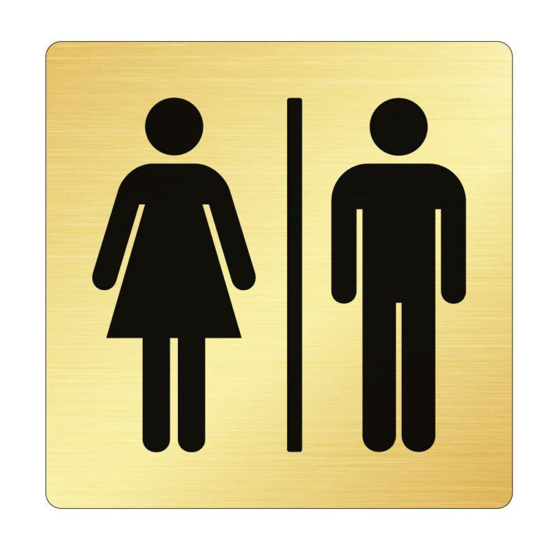 Oznaka za toalet WC muški | Katana Shop