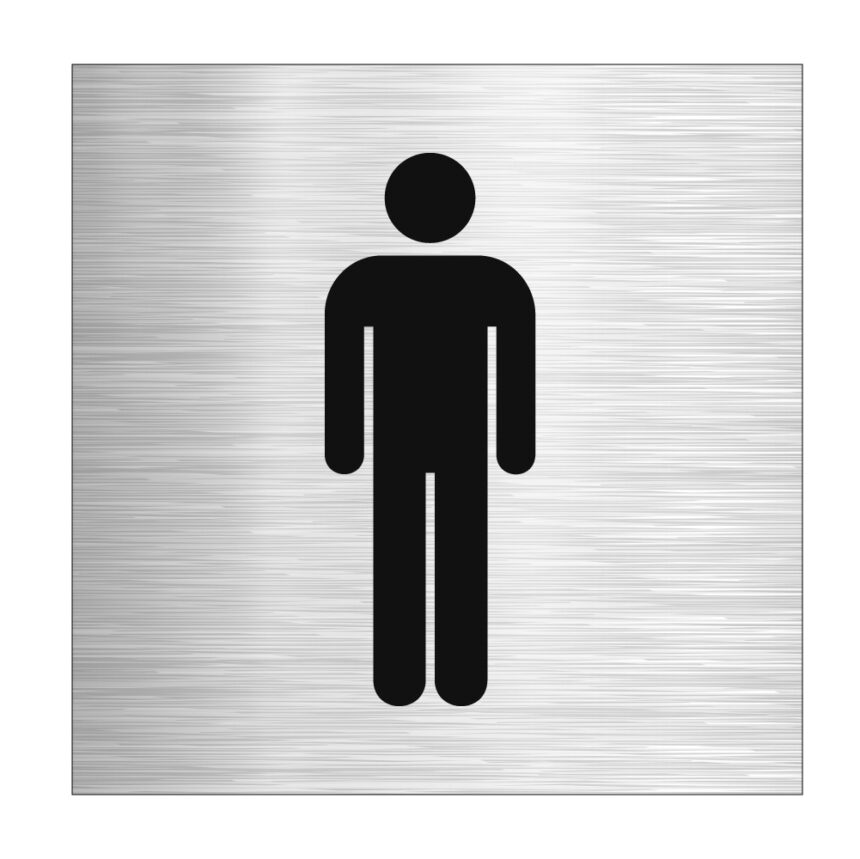 Oznaka za toalet WC muški | Katana Shop