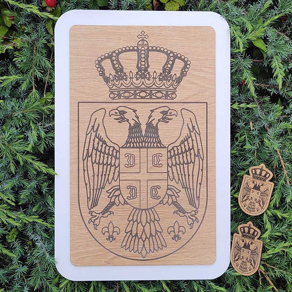 Grb Srbije slika za zid ili policu | Katana Shop