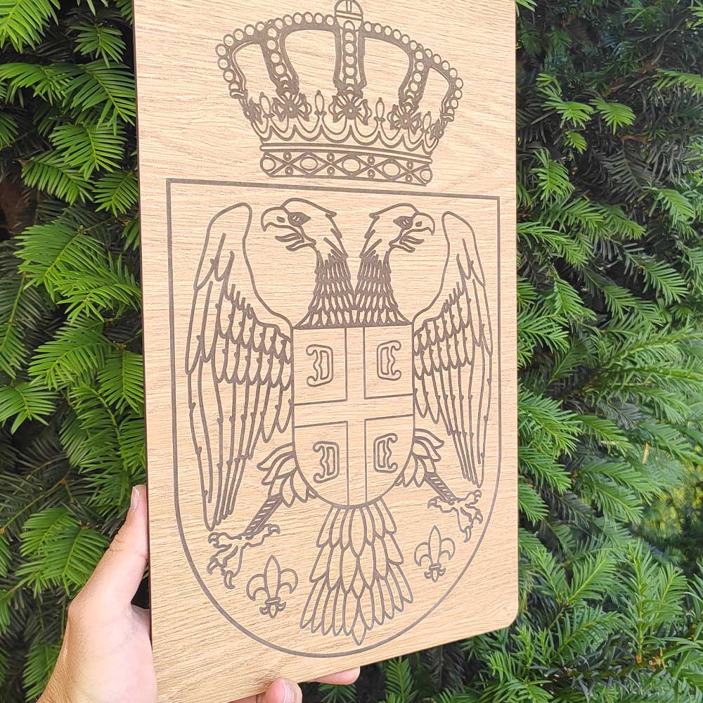 Grb Srbije slika za zid ili policu | Katana Shop